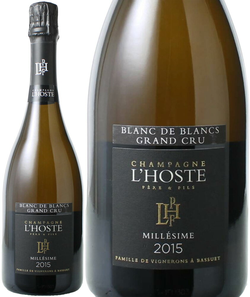 ワイン名L'Hoste Grand Cru Blanc de Blancs Millesimeワイン種別泡白ブドウ品種シャルドネ生産者ロスト生産地などシャンパーニュ　原産地呼称AOCシャンパーニュその他備考グラン・クリュ
