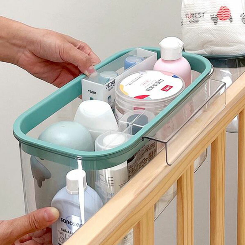 ベビーベッド 吊り 収納 ベビーベッド サイドポケット ベッドサイド 収納ボックス 収納ケース 哺乳瓶 おむつ収納 おもちゃ収納 ベビー 赤ちゃん 小物入れ 簡単 取り付け 便利 おしゃれ 出産祝い プレゼントフックでベッドに掛けるだけで簡...