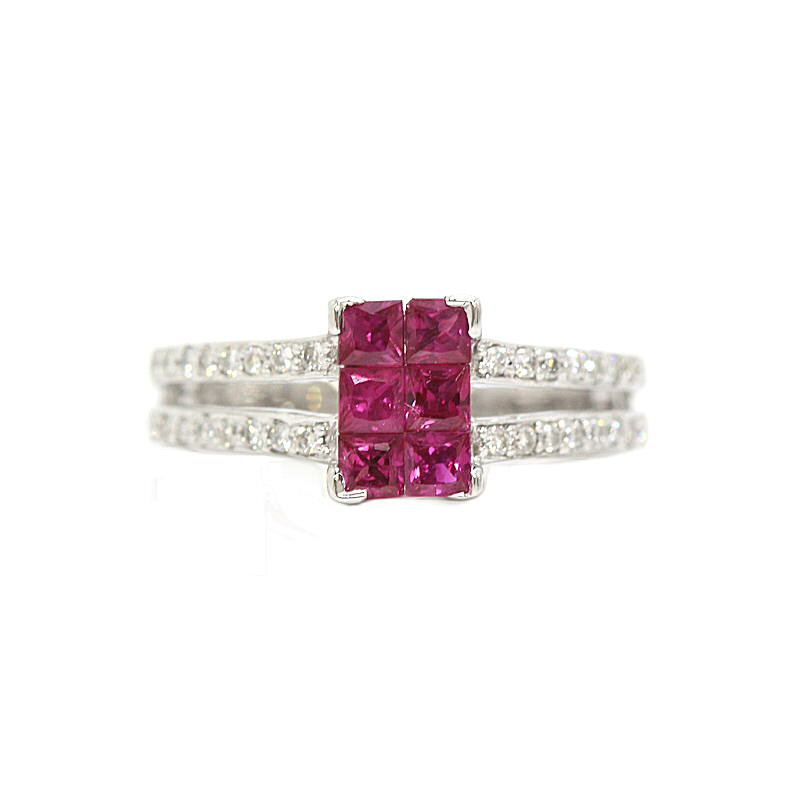 商品名 ピンクサファイアリング 指輪 宝石名 ピンクサファイア《0.87ct》、ダイヤモンド《0.21ct》 素材 18金ホワイトゴールド K18WG サイズ 9号 重さ 約4.4g 付属品 ソーティング 状態 AAランク(USEDにより若...