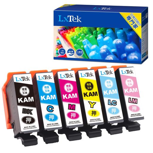 【パッケージ内容】LxTek カメ インク KAM-6CL-L 6本セットには KAM-BK KAM-C KAM-M KAM-Y KAM-LC KAM-LM 各1本があります。 【対応機種】KAM-6CL-L 互換インクの対応機種は EP-...