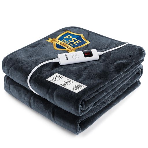 【GRSエコ素材を使用した電気毛布】SINGWAYの最新型電気毛布は、二重フランネル生地で設計され、暖かさと柔らかさが倍増。152x127cmの大判サイズで、全身を温め、贅沢な肌触りを提供します。環境にも配慮したGRS認証済みのエコ素材を使...