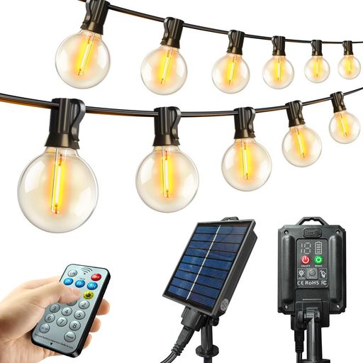 【防雨型LEDストリングライト・屋内外対応】G40タイプのLED電球を使用した防雨型ストリングライト。屋内・屋外どちらにも対応し、庭・ベランダ・玄関まわり・商店街など、常設照明としても使いやすい設計です。ガーデンライトとして、日常の空間演出...