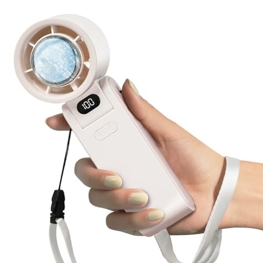 🔹 【3秒瞬冷テクノロジー】このハンドヘルド扇風機は、AIチップ制御の半導体冷却パネルを搭載。わずか3秒で「冷却プレート」が急速アイシングを実現し、体感温度を最大-16°Cまでダウン。炎天下のアウトドアやオフィスでも、冷却フ...