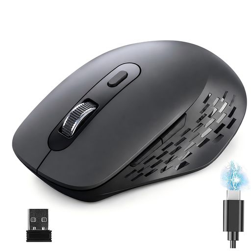 🌟マルチペアリングとデュアルモード接続(内蔵レシーバー):無線マウスSD-V8は、Bluetooth接続とUSBレシーバーを使用した2.4GHz接続の両方に対応したデュアルモードのワイヤレスマウスです。最大3台のデバイスと接...