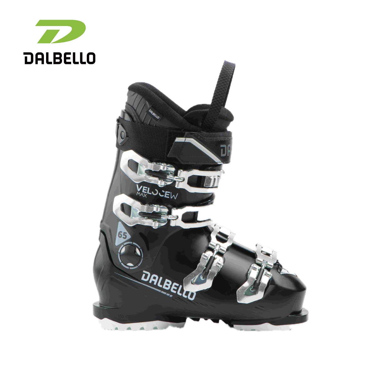 メーカー希望小売価格はメーカーカタログに基づいて掲載していますDALBELLO ダルベロ スキーブーツ■VELOCE MAX 65 Wヴェローチェ マックス 65 Wフレックス（硬さ）：65ラスト（幅）：103mmCOLOR・ブラック×ブラ...
