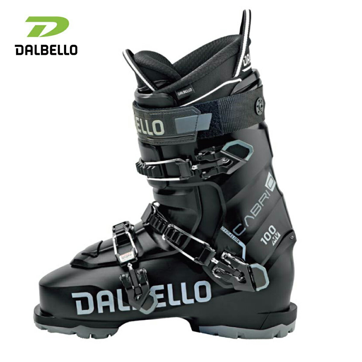 メーカー希望小売価格はメーカーカタログに基づいて掲載しています DALBELLO ダルベロ スキーブーツ■CABRIO MV 100 IF カブリオ エムブイ100 IFフレックス（硬さ）：100COLOR・BLACK/BLACKSIZE・...