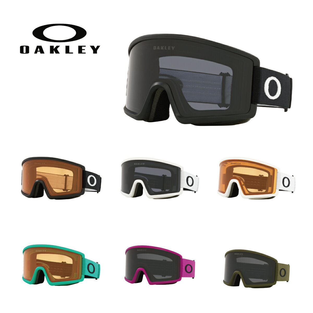 メーカー希望小売価格はメーカーカタログに基づいて掲載しています OAKLEY オークリー スキー ゴーグル■TARGET LINE L 　ターゲットライン ラージ■カラー・OO7120-01:MBK/DAGRフレーム：MATTE BLACK...