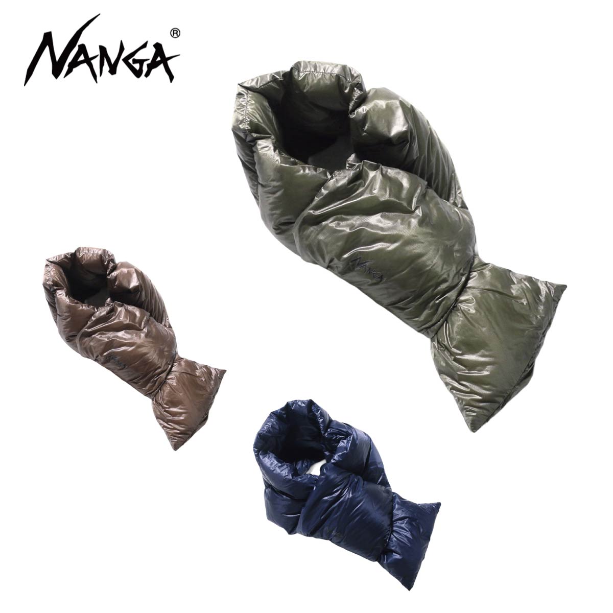 メーカー希望小売価格はメーカーカタログに基づいて掲載していますナンガ NANGA スキーウェア アクセサリー■ NA2243-3C301 PORTABLE LIGHT DOWN MUFFLER(UNISEX)ポータブルライトダウンマフラー素...