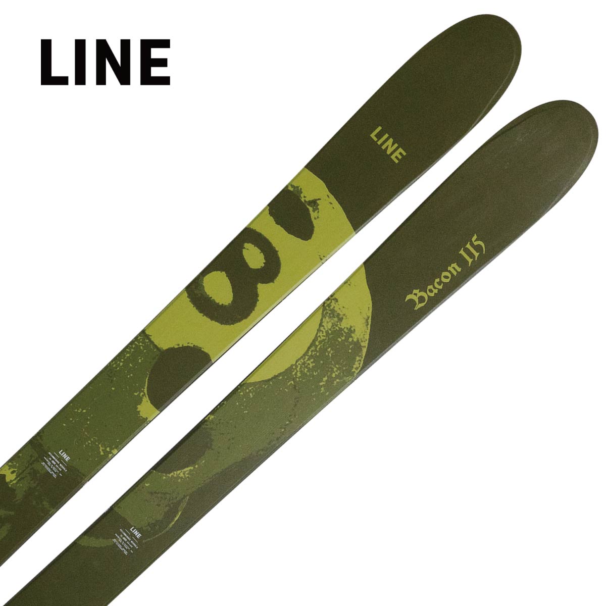 LINE ライン スキー板■BACON 115ベーコン 115■178cm R：( - m)サイドカット：(148/115/143 mm)■188cm R：(18.4 m)サイドカット：(148/115/143 mm)PROFILE13-2...