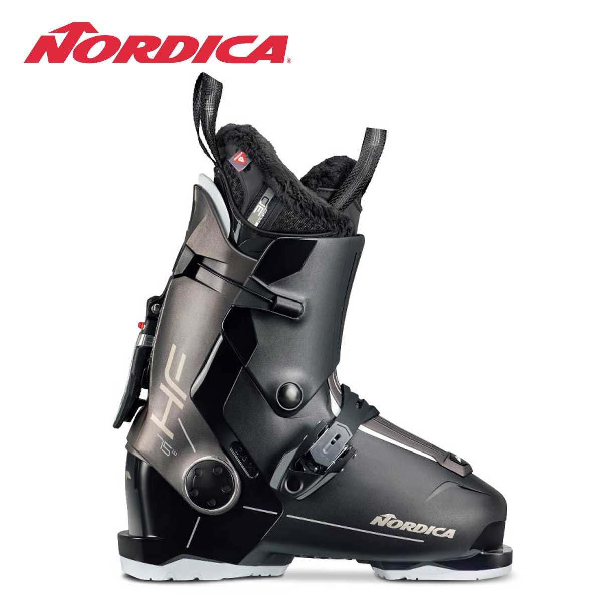 NORDICA ノルディカ スキーブーツCod. 050K19 01 9G1HF 75 Wエイチエフ 75 Wフレックス（硬さ）：75ラスト（幅）：102mmCOLOR・black / bronze / whiteSIZE・23.0cm、2...