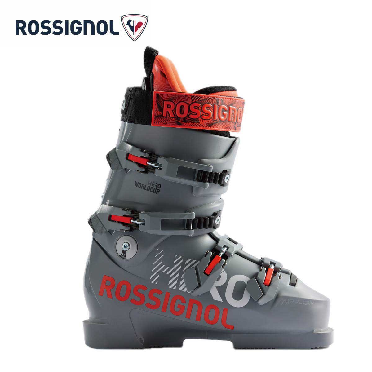 ROSSIGNOL ロシニョール スキーブーツ■HERO WORLD CUP Z SOFT + ヒーロー ワールド カップ Z ソフト +フレックス（硬さ）：110ラスト（幅）：92+mmCOLOR・POWER GREYSIZE・22.0/...