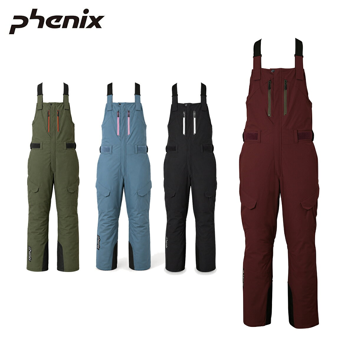PHENIX フェニックス スキーウェア パンツ■ PSM26OB00 CUTTING EDGE BEYOND SHELL BIB PANTS 0カッティングエッジビヨンドシェルビブパンツ0素材・4way Stretch Ripstop 2...