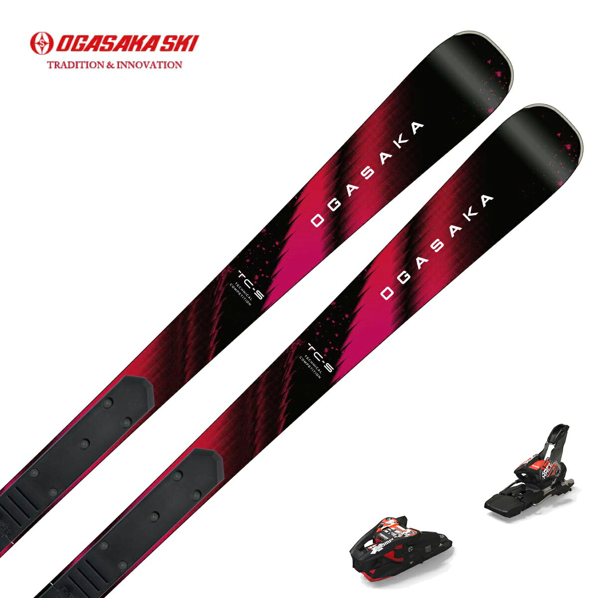 OGASAKA オガサカ スキー板■TC-S■155cm R：( 11.1 m)サイドカット：( 116/65/102 mm)■160cm R：( 11.8 m)サイドカット：( 116/65/102 mm)■165cm R：( 12.6 ...