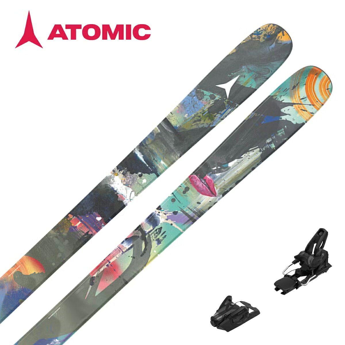 ATOMIC アトミック スキー板■Bent 85ベント 85■150cm R：(11.6 m)サイドカット：(117/85/109 mm)■160cm R：(13 m)サイドカット：(117/85/109 mm)■165cm R：(14....