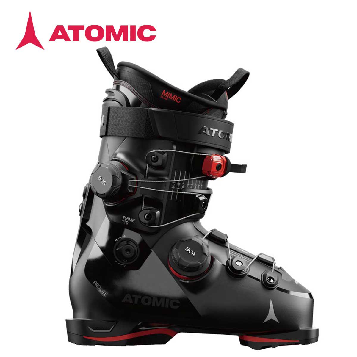 ATOMIC アトミック スキーブーツ■HAWX PRIME 110 DUAL BOAホークス プライム 110 デュアルボアフレックス（硬さ）：110ラスト（幅）：100mm (Medium Width / MV)■COLOR・Black...