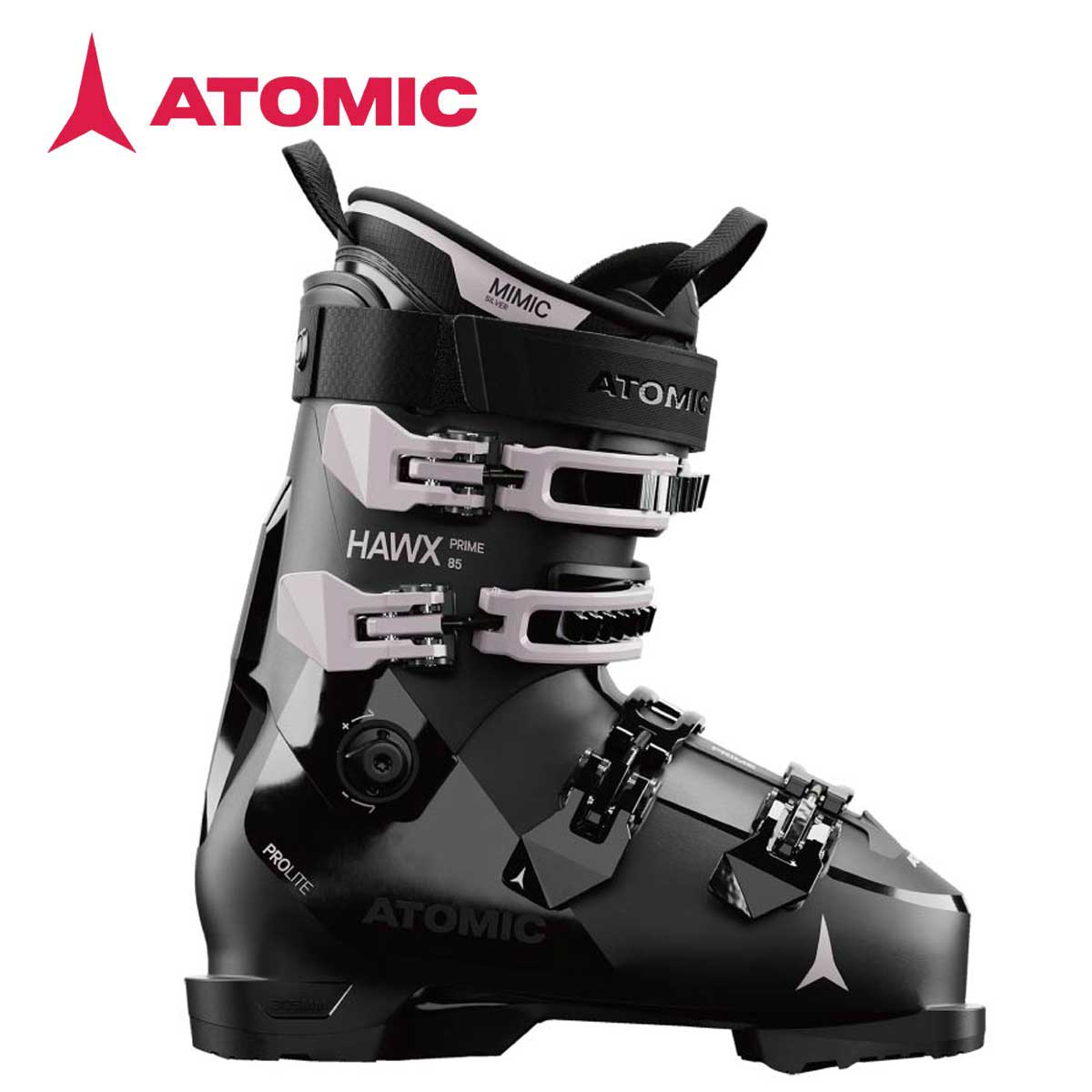 ATOMIC アトミック スキーブーツ■HAWX PRIME 85 W ホークス プライム 85 Wフレックス（硬さ）：85ラスト（幅）：100mm (Medium Width / MV)■COLOR・Black/Dust■SIZE22/2...