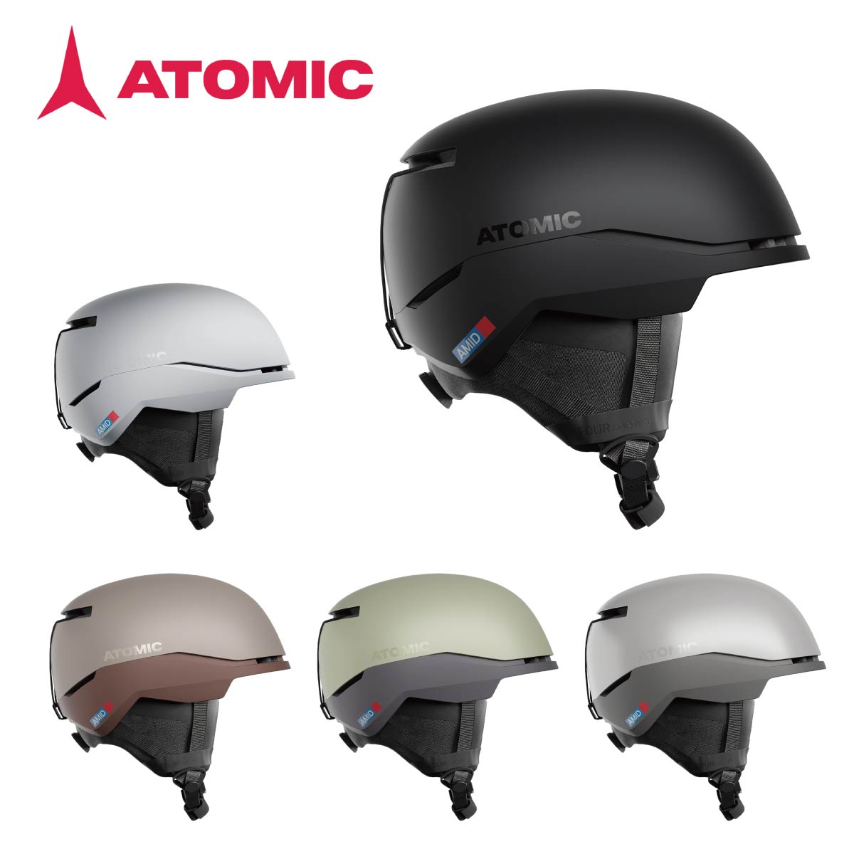ATOMIC アトミック スキーヘルメット■Four AMID Pro フォー AMID プロカラー■All Black / AN5006692■Light Grey / AN5006694■Sand / AN5006700■Celadon...