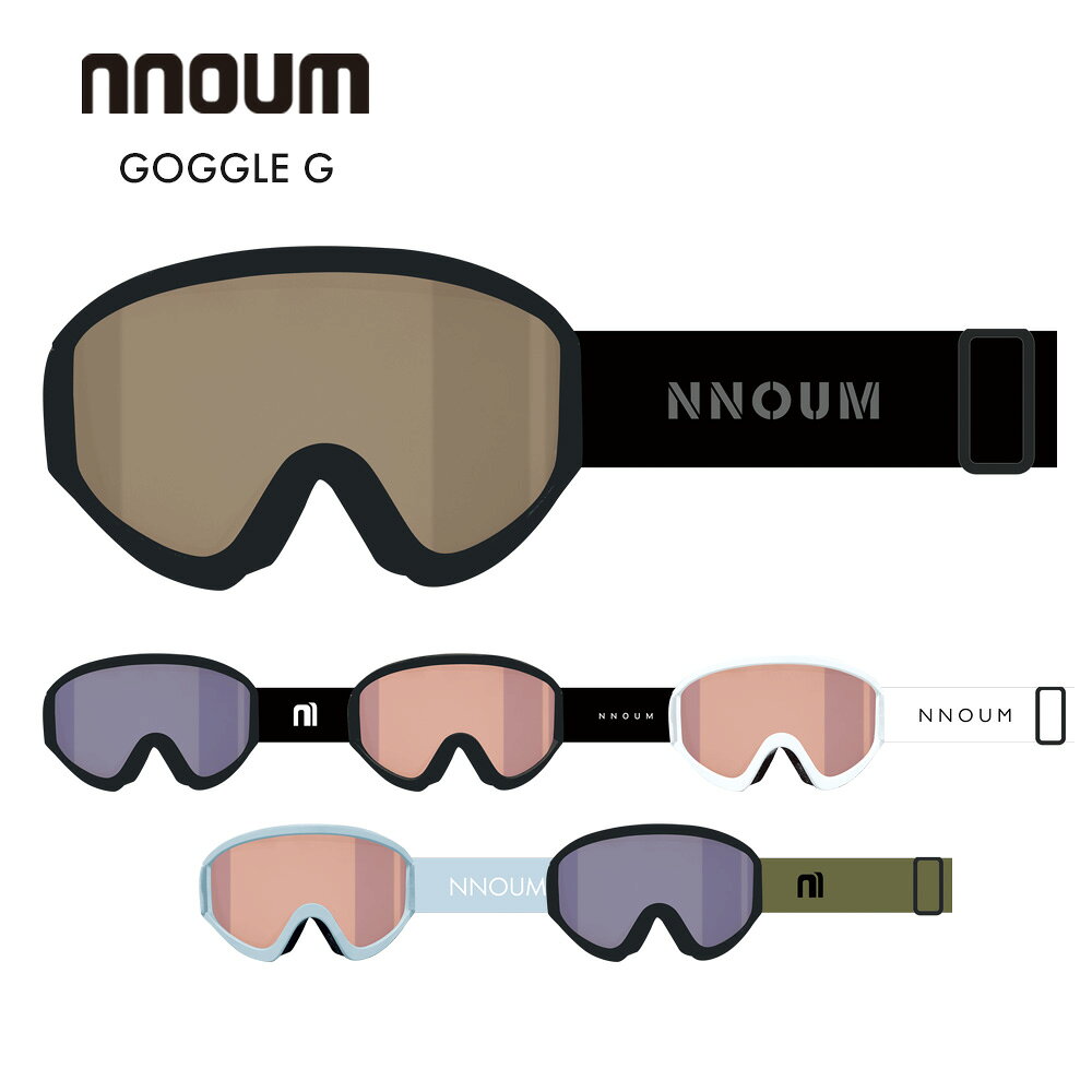NNOUM　ノアム ゴーグル ノアム ゴーグル / 08Gカラー：■Black/BK：レンズ：ブラック/ブラウンベース(透過率:25%)■Black/BL：レンズ：ブルーミラー/グレーベース(透過率:15%)■Black/PK：レンズ：ピン...