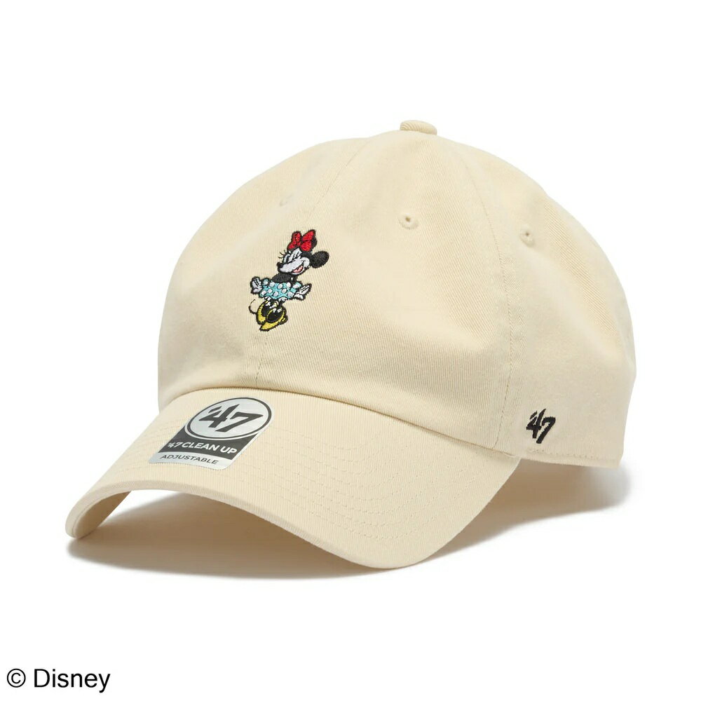 ディズニーキャラクターをデザインしたコレクション。コンパクトサイズにアレンジしたミニーマウスをフロントにレイアウトしています。 '47 CLEAN UPは、柔らかいクラウンとカーブしたバイザーの定番シルエットのアジャスタブルキャップ。サイズ...