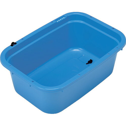 ●外寸：755×535×290mm●内寸：690×470×276mm●有効内寸：630×410×273mm●カラー：ブルー●材質：PP●内容量：75.4L●特長：ホース留め、水抜き栓、オーバーフロー機構、目盛り線付き(10L刻み)●注意：完...