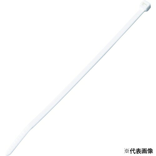 【特長】●難燃性のナイロン結束バンドです。【用途】●ケーブルなどの結束に。【仕様】●色：白●幅(mm)：4.8●長さ(mm)：368●厚さ(mm)：1.3●最大結束径(mm)：102●引張強度(N)：222●最小結束径(mm)：1.6●屋内...