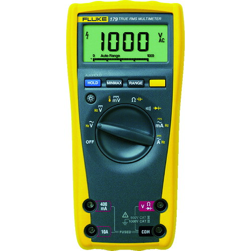 【特長】●温度測定も可能、CAT IV 600 V/CAT ［［R3］］ 1000Vの安全なツールです。【用途】ー【仕様】●直流電圧(V)：1000●交流電圧(V)：1000●直流電流(A)：10●交流電流(A)：10●抵抗(Ω)：50M●...
