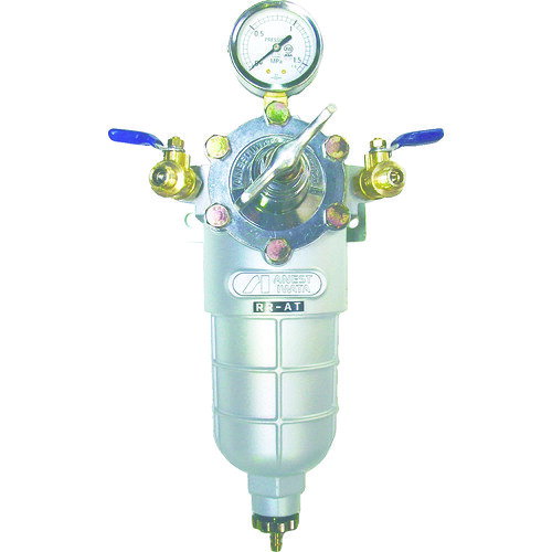 【特長】●空気清浄器と減圧弁をコンパクトに一体化した経済的な減圧弁です。●RR-A：片側調整圧力。向かって右側がタンク圧力(元圧)、左側は調整圧力です。●RR-AS：両側調整圧力。空気取出口が2ヶ所とも調整圧力ですので効率アップが図れます。...
