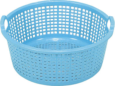 外寸(mm)：462φ×183内寸(mm)：415φ×160有効内寸(mm)：362φ×160容量：19.0リットルカラー：ライトブルー底面形状：OC材質：PE圧縮荷重：-オプション：-嵌合商品：-使用例：-その他：-三甲・サンコー・SANKO