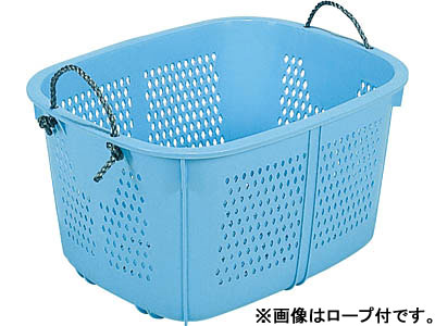 外寸(mm)：W640×D515×H327内寸(mm)：W590×D465×H310有効内寸(mm)：W503×D378×H310容量：62.0リットルカラー：ライトブルー・オレンジ底面形状：OG材質：PP圧縮荷重：-オプション：-嵌合商品...