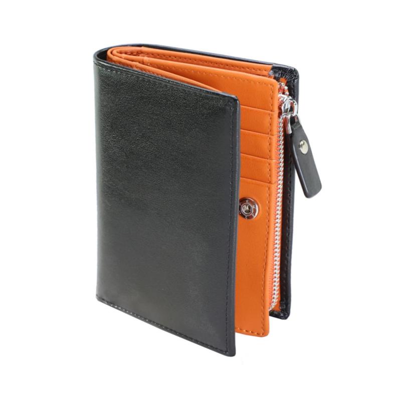 [OKUSEKAY] 財布 メンズ 二つ折り 本革 大容量 L字型ファスナー小銭入れ 軽量 防水 折りたたみ財布 ふたつおり ビジネス ギフト 父の日 プレゼント【 高級皮革（ 牛革 ）の採用 】 高品質贅沢革を使用し、見た目にも高級感があ...