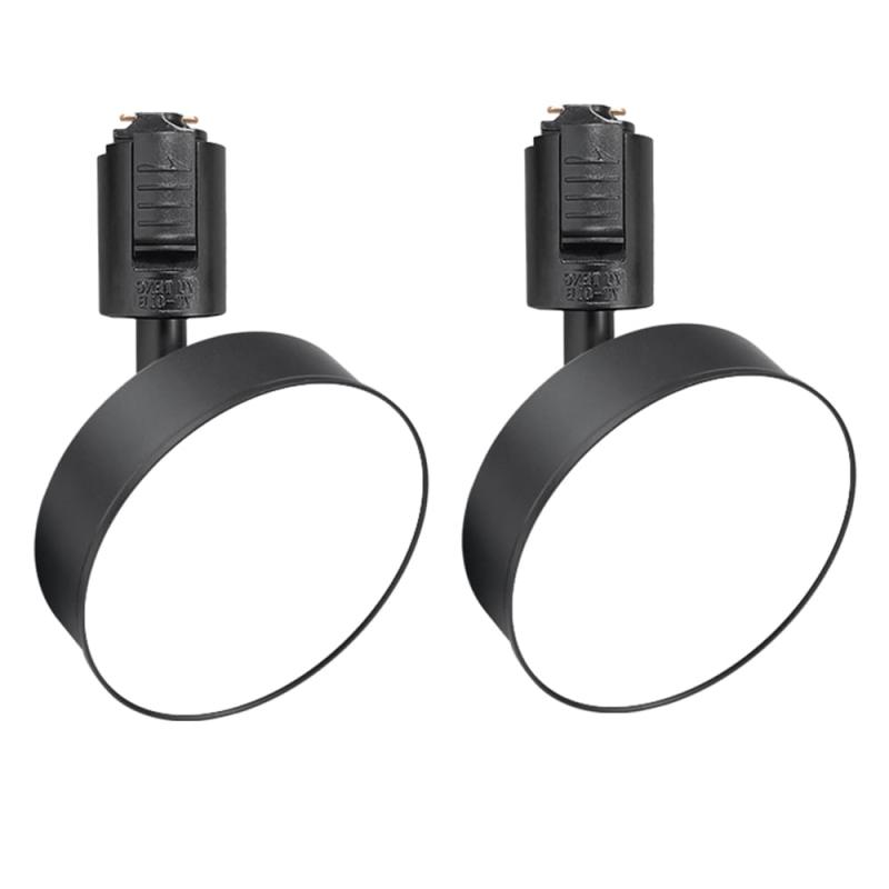 SPAHER ダクトレール用スポットライト 照明 LED 120W相当 取付け簡単 角度調節可能 電球付き 照明器具 植物育成ライト 明るい おしゃれ 天井 玄関 インテリア 12W