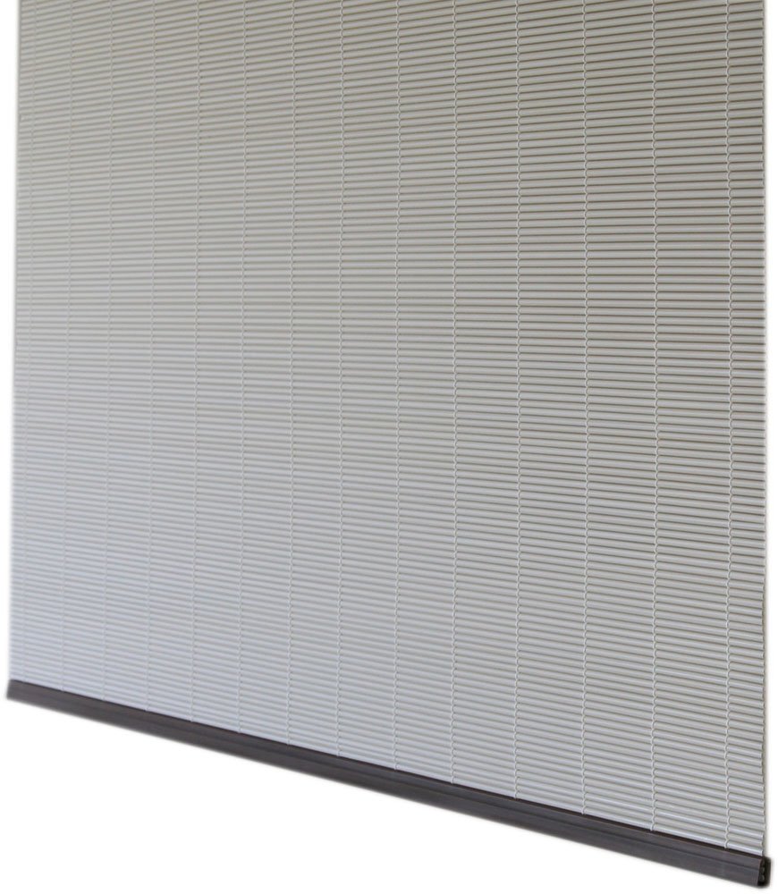 ・製造国:日本 ・本体サイズ:約88x180cm ・本体重量:約900g ・材質:本体/PP(ポリプロピレン)、上下のレール/PVC(塩化ビニル)、編糸/ビニロン ・付属品:吊り下げフック2個