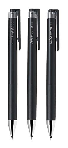 ・サイズ:最大径φ10.5mm、全長142.8mm ・インキ:水性顔料ゲルインキ ・方式:ノック式 ・ペン先:超極細 0.4mm ・入り数:3本組み