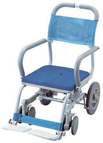 ○コンパクトなシャワーキャリー○座面37cmからと超低床！○さらにコンパクトに！フットレストを前輪上部に取付可能。狭い場所でも楽に取り回しできます。（短奥行仕様）○簡単高さ調節！座面は5段階、2cm刻みの調節が可能です。（工具不要）○横移動...