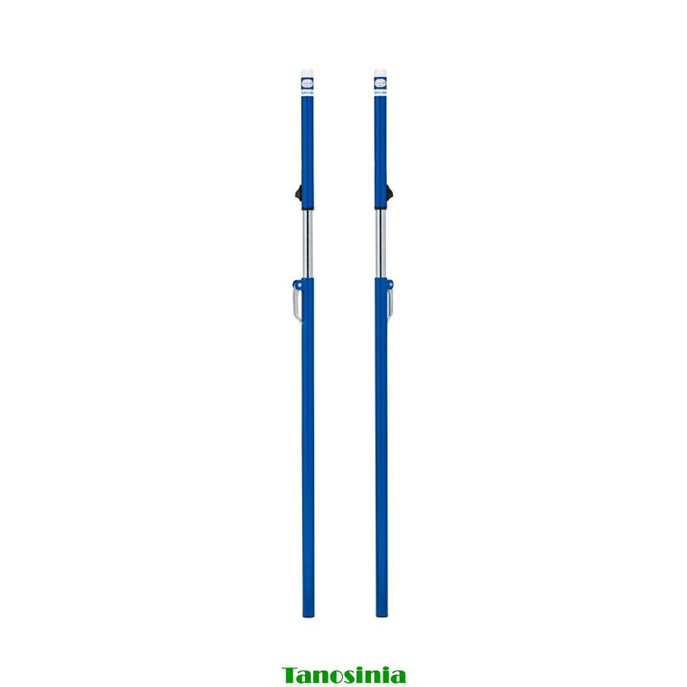【商品の仕様】●サイズ／支柱高さ135〜225cm（無段階）●重さ／15.2kg/組●材質／支柱40mmスチールパイプ（肉厚3.5mm）●支柱高さ無段階調節ワンタッチストッパー式●下部ゴム付き●日本バドミントン協会検定品【商品の説明】・クリ...