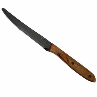 ●パッケージサイズ/縦:250mm横:45mm高さ:15mm●パッケージ重量:60g●材質:本体:ステンレススチール グリップ:木柄茶合板●全長:約225mm●グリップ長:約105mm●重量:約60g●こちらの商品はメール便での発送となりま...