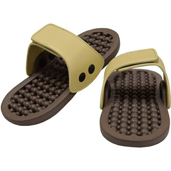 ●前からも後ろからも履けるサンダル。●着脱時に向きを気にせずラクラク履ける。●面ファスナーでサイズ調節可能。●サイズ(約)幅26×奥行10×高さ8cm(片足)、適応サイズ(約)22.5〜27.0cm●材質:本体/EVA樹脂 ボタン/ABS ...