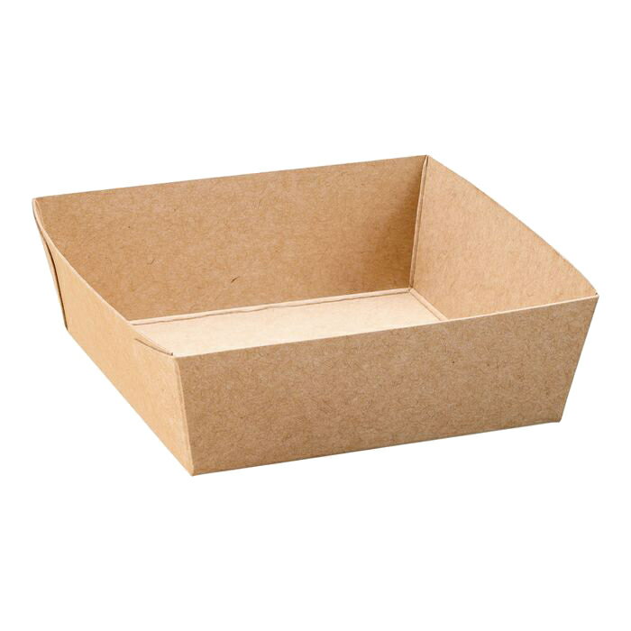 ●焼成にはもちろん、パンや菓子、ファストフードなどの食品トレーとしても最適です●使用している耐油未晒クラフトはTEMMA だけのオリジナル素材です●【サイズ】●幅×奥行×高さ(mm):65×65×25●ご注意：掲載している商品がオプション品...