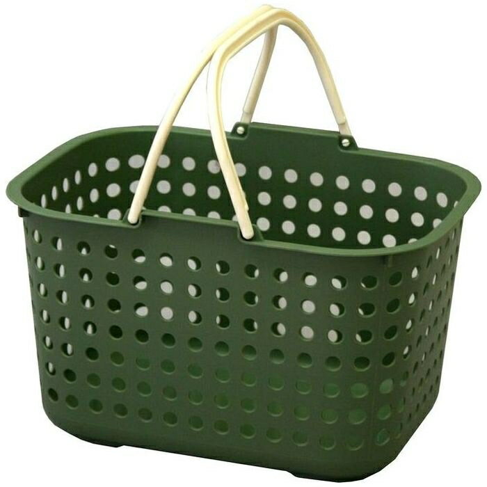 ●かわいいドットタイプのメッシュ仕様だから通気性抜群です。頑丈なハンドル付。持ち運びに便利です。サイズ(約)幅315×奥行440×高さ265mm●材質:ポリプロピレン●重量(約)700g●耐熱温度:120℃●耐冷温度:-20℃●【代金引換払...