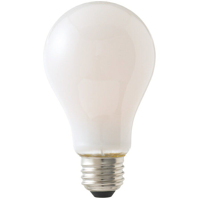 ●口金:E26●定格電圧:100V●消費電力:10.9W●全光束:1520lm●光源色:電球色●色温度:3000K●配光角度:290°●平均演色評価数:Ra80●定格寿命:20000時間●商品サイズ:外径67x全長117mm●質量:53g●...