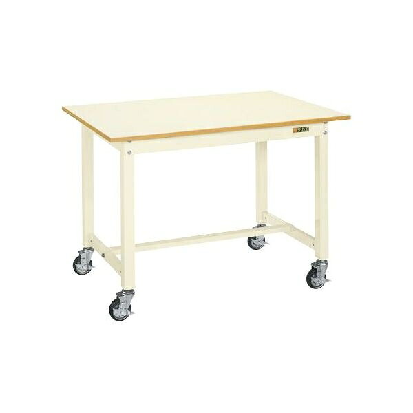 ●中量作業台のベストセラー●外寸:W1200×D750×H825mm●均等耐荷重:300kg●本体色:アイボリー●質量:41kg●天板サイズ:1200×750×25mm●天板種類:メラミン天板●天板カラー:アイボリー●天板厚:25mm●キャ...