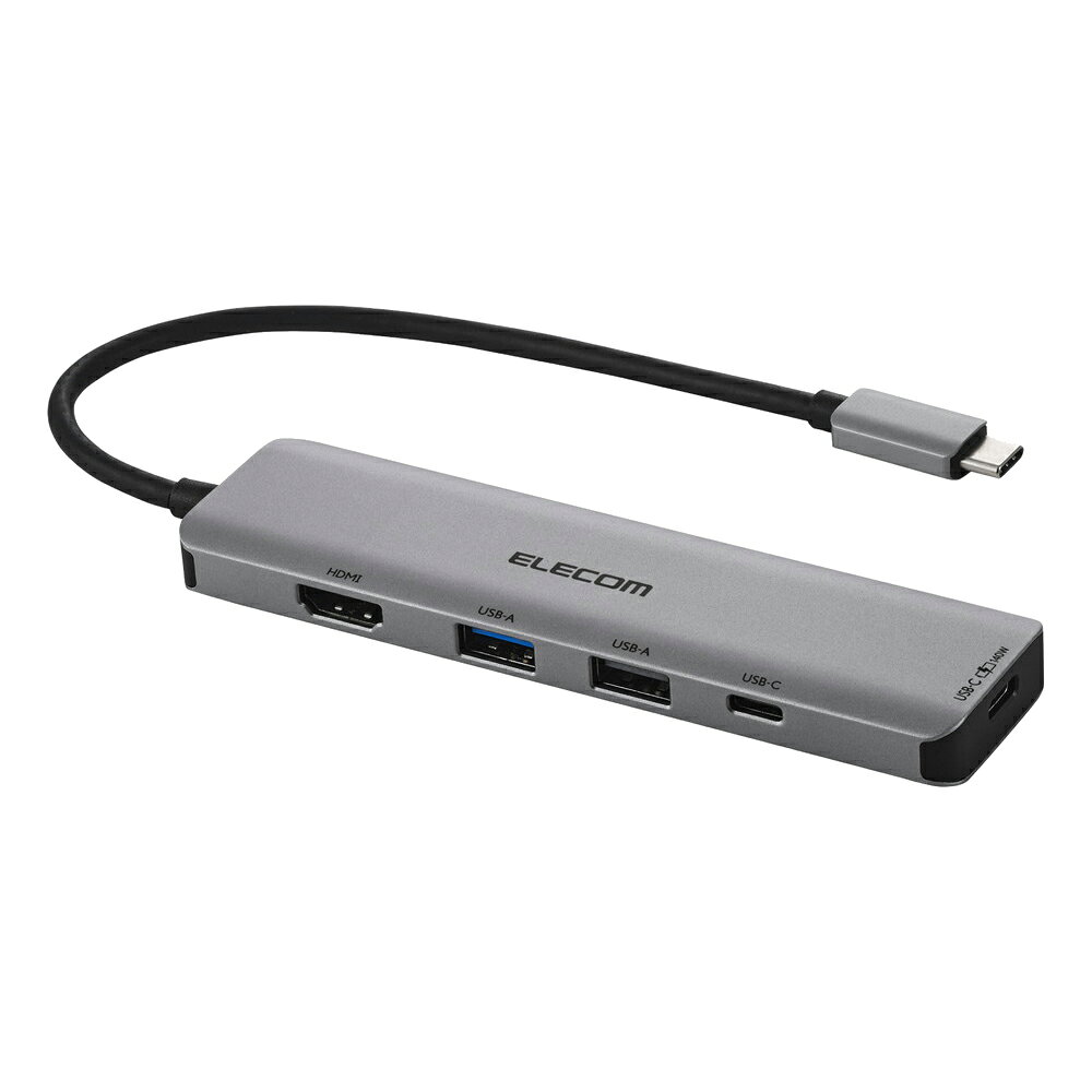 ●薄型ノートパソコンの機能を拡張する、5ポート搭載USB Type-C(TM)接続ドッキングステーションです。●USB Type-Cポート搭載パソコンに最大5ポートを増設可能。さまざまなデバイスを1本のケーブルで一括接続できます。●パソコン...