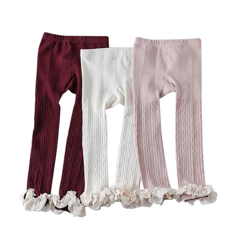 ・安全等級: B類・素材: 精梳綿・対象: 女児・種類: 連褲襪・製法: 提花・長さ: 連褲・厚さ: 中等・柄: 無地・要素: レース・主な生地の成分: 綿79%・色: アンゴラレッド、ホワイト、ピンク、ブラック、オフホワイト、ダークグレー...