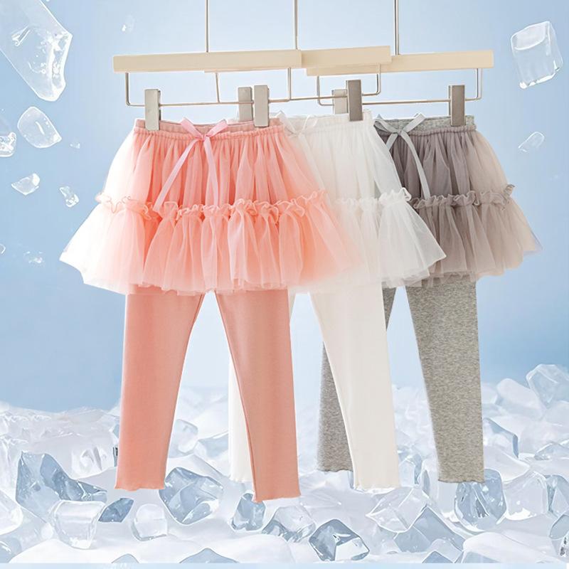 ・スタイル: プリンセス・生地: 綿・安全等級: B類・パンツ丈: ロングパンツ・主な素材: 綿93%・対象: 女の子・対象年齢: 3〜8歳 (100〜140cm)・シーズン: 夏・種類: スカートパンツ・股開き: なし・生地加工: 柔らか...