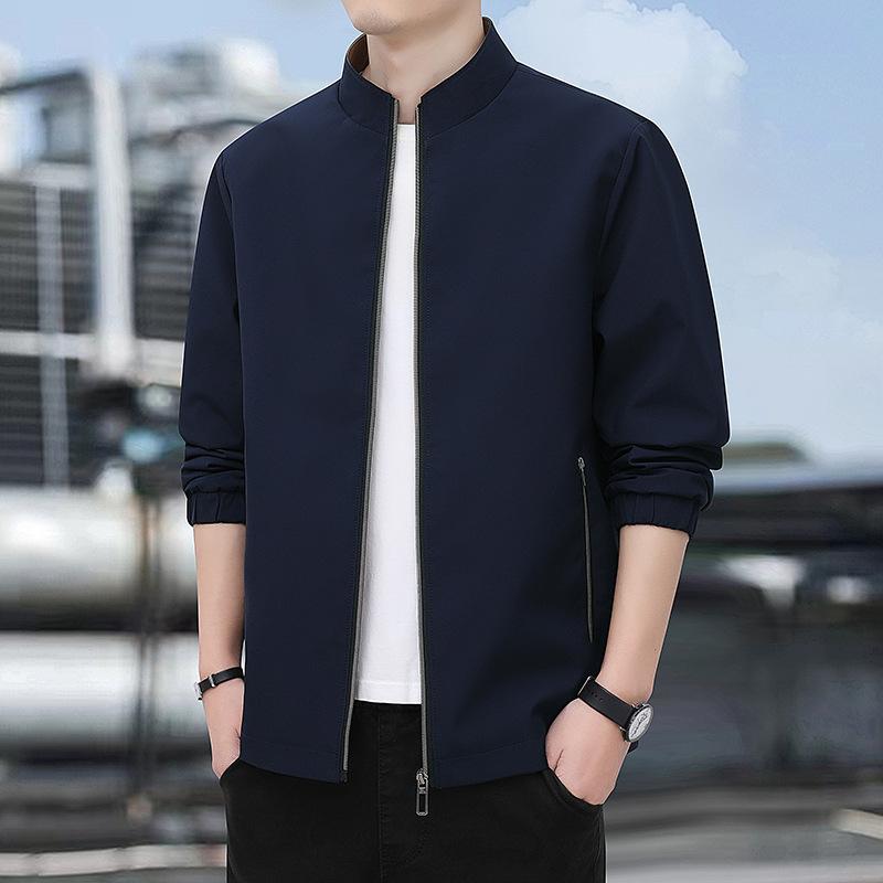 ・製品カテゴリ: ジャケット・スタイル: 軽ビジネス・対象年齢: 18-24歳・襟のタイプ: スタンドカラー・フィット: レギュラー・フロント: ジッパー・フード: なし・厚さ: 普通・柄: 無地・誤差範囲: 1-3cm・メイン素材: ポリ...