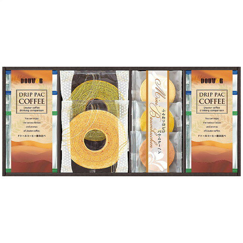 ●紙袋のご用意はできません。●ギフト商品のため納品書は同梱されません。●ご注文者様宛以外へ発送の場合、お届け先様の転居・住所不明・長期不在などが発生した際は商品をご依頼主様へ転送させていただきます。大人気のドトールコーヒーとバウムクーヘンな...