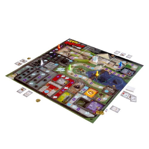 怪物が追いかけてくる〜！突然現れるさまようおばけ！ おばけや妖怪が続々登場！イベントも盛りだくさん！■すごろくシート：620×620mm、型抜きカード台紙：210×297mm、コマ：16×30mm、サイコロ：10×10×10mm