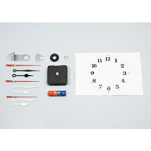 あらゆる発表会衣装が5〜15分程度で出来上がる！ どんな素材も貼付OK!!不織布だから切りっぱなしOK!!■本体：55×55mm、針：（軸心から針の先端までの寸法）黒・白針：短針50mm、長針72mm、 秒針73mm、白小針：短針42mm、...