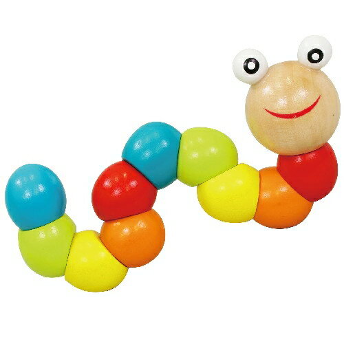 自由自在にくねくね曲げられるかわいいイモムシ！■長さ：約180mm