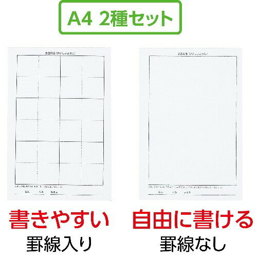 水が乾くと何度でも練習できる！商品サイズ:水書紙：297×210mm、クリアホルダー：A4■内容：●水書紙：罫線入り、罫線なし×各1 ●クリアホルダー×1